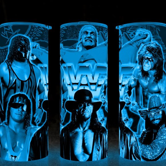 Handmade | Dining | Glow In The Dark Classic Wwf All Stars Hulk Hogan ...